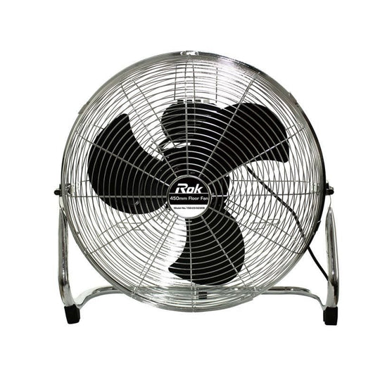 ROK INDUSTRAIL FAN 450mm High Velocity Floor Fan 130W – Hatimi Hardware